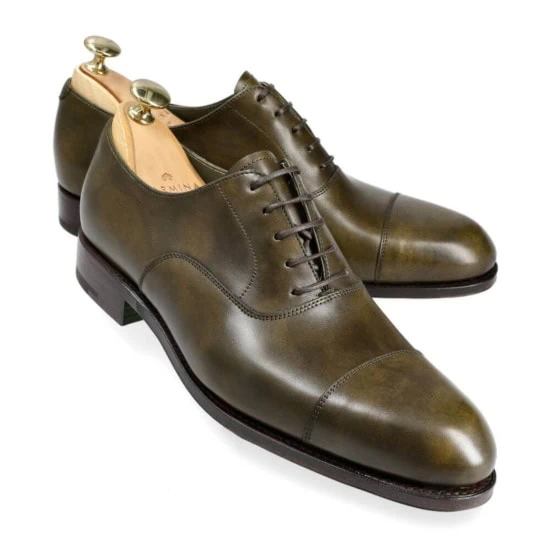LIMITED EDITION OXFORD SHOES IN YORK CLOUD SEAWEED | CARMINA