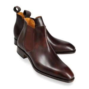 WOMEN'S CHELSEA BOOTS IN MUSEUM BURGUNDY | CARMINA