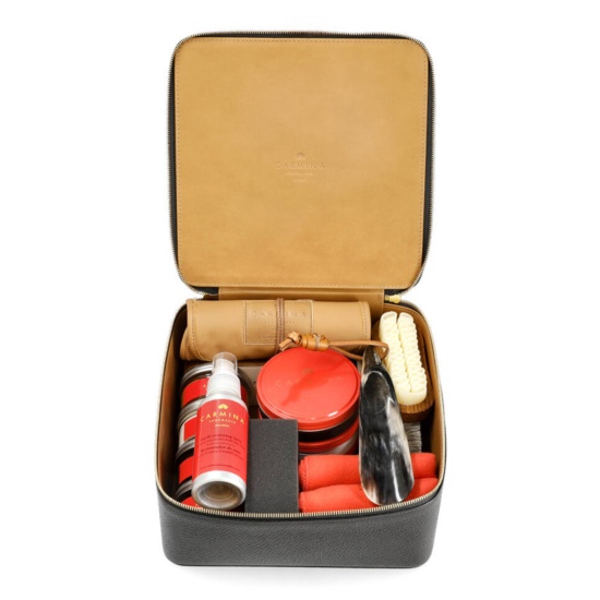 LUXURY SHOE CARE KIT FOR BROWN CALF LEATHER