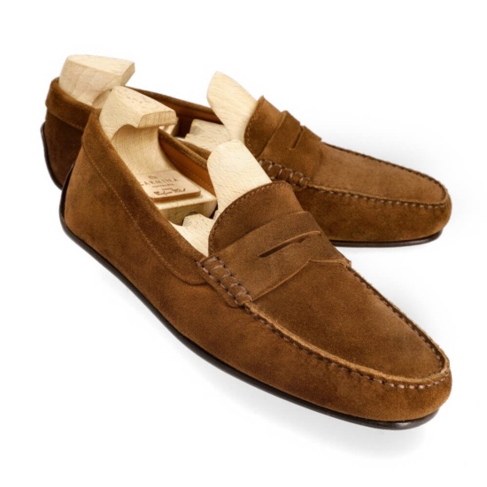DRIVING SLIPPERS AUS SNUFF WILDLEDER | CARMINA