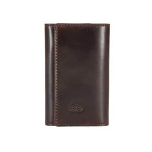 BURGUNDY GENUINE SHELL CORDOVAN KEY HOLDER
