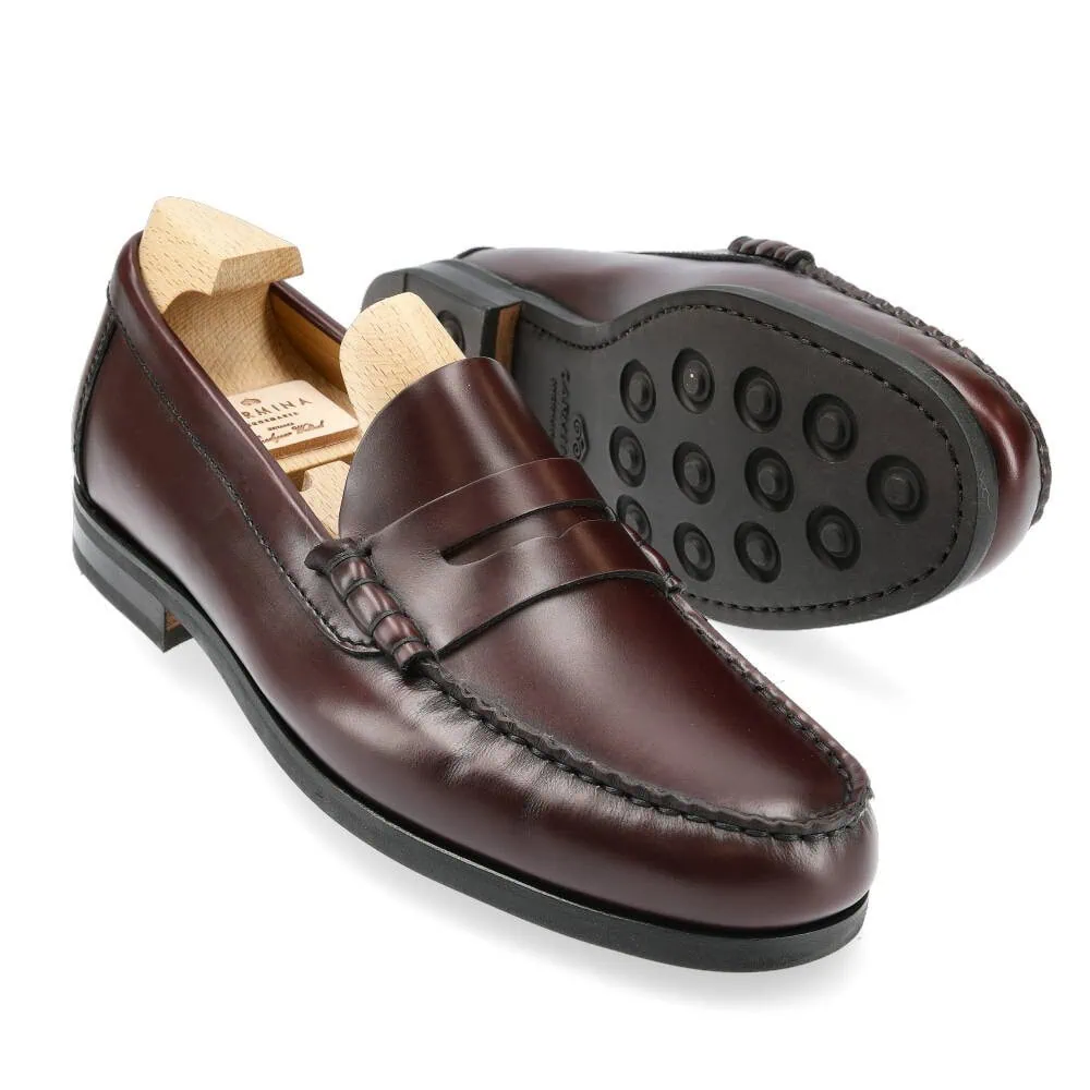 PENNY LOAFERS BURGUNDY| CARMINA Shoemaker