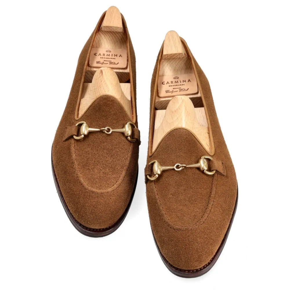 HORSEBIT LOAFERS IN SNUFF SUEDE