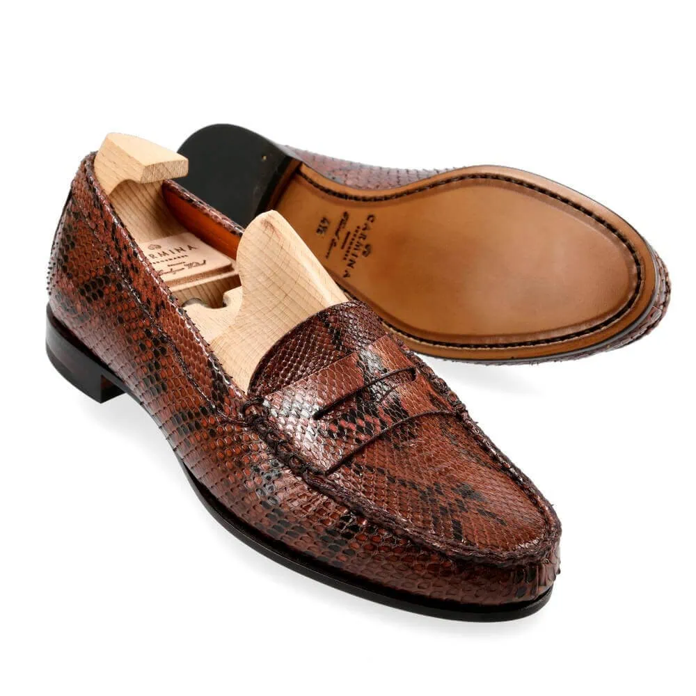 PYTHON PENNY LOAFERS 1468 LUZ